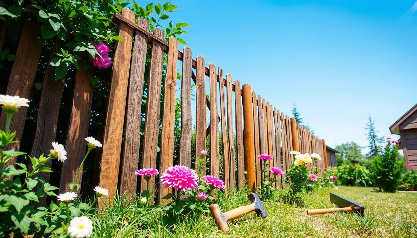 Zaun selber bauen billig – Günstige DIY Gartenz - Gartensichtschutz-Blog